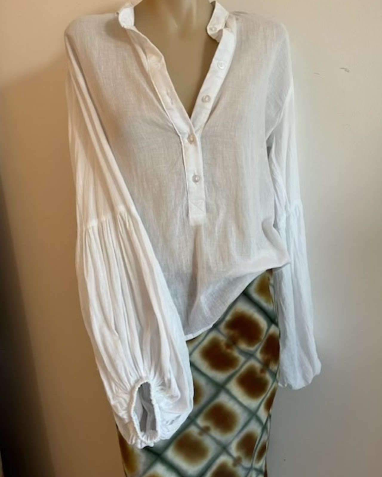 Thea Shirt, White – LISA BROWN